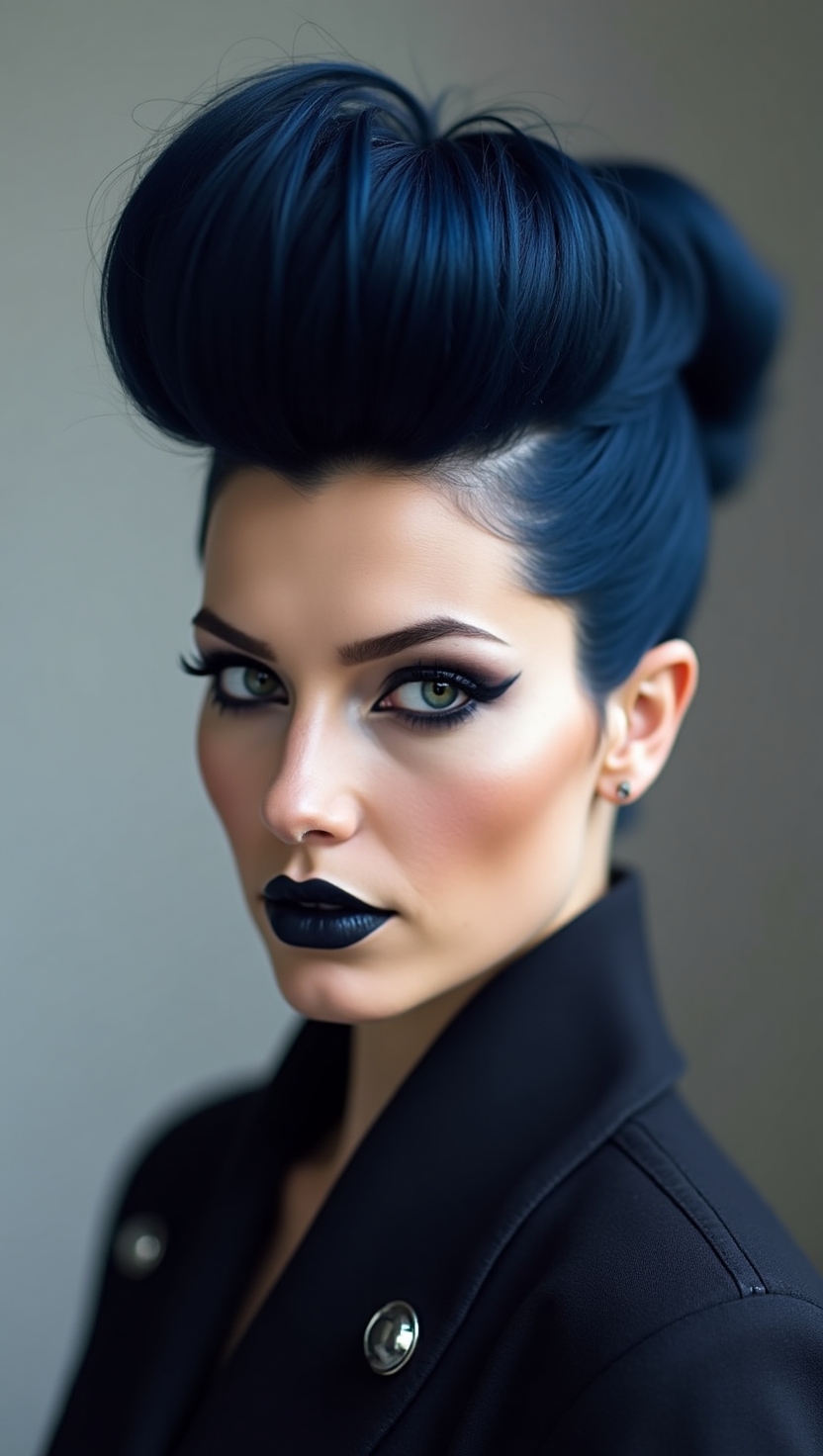 27 Pompadour Hairstyle Ideas for American Women: A Blend of Bold and ...