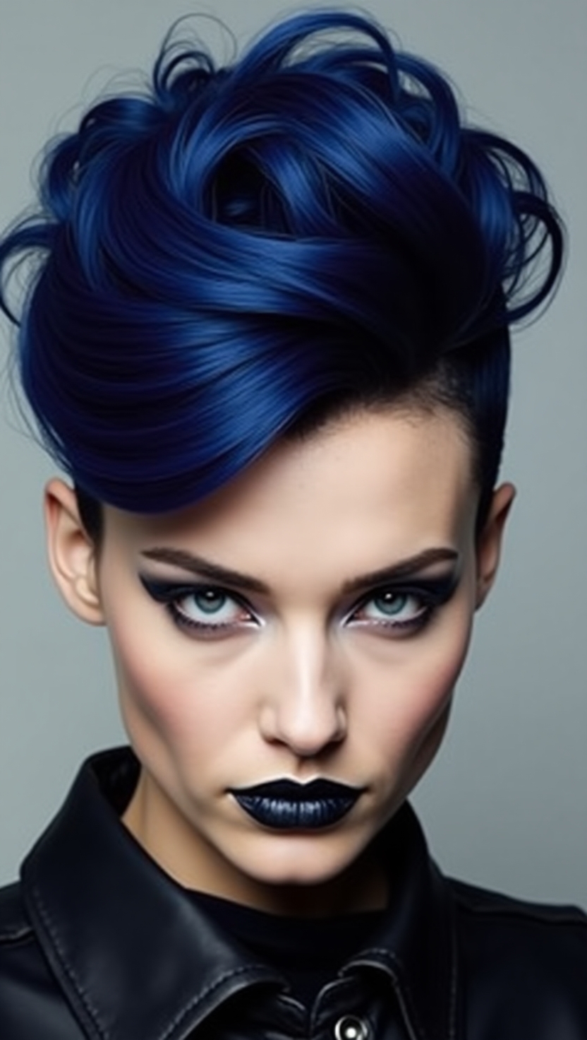 27 Pompadour Hairstyle Ideas for American Women: A Blend of Bold and ...