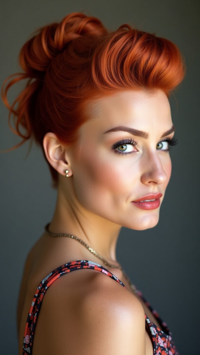 27 Pompadour Hairstyle Ideas for American Women: A Blend of Bold and ...