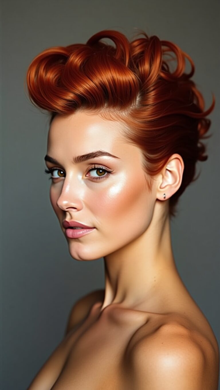 27 Pompadour Hairstyle Ideas for American Women: A Blend of Bold and ...